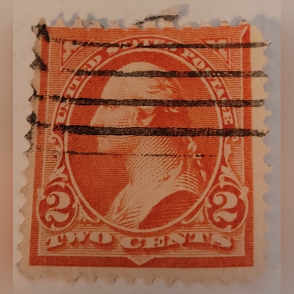Office | 1894 Scott 252 George Washington Carmine Type Iii 2cent ...